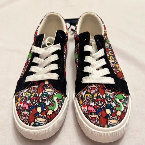 Nintendo | Shoes | Super Mario Bros Official Nintendo Canvas Tennis ...